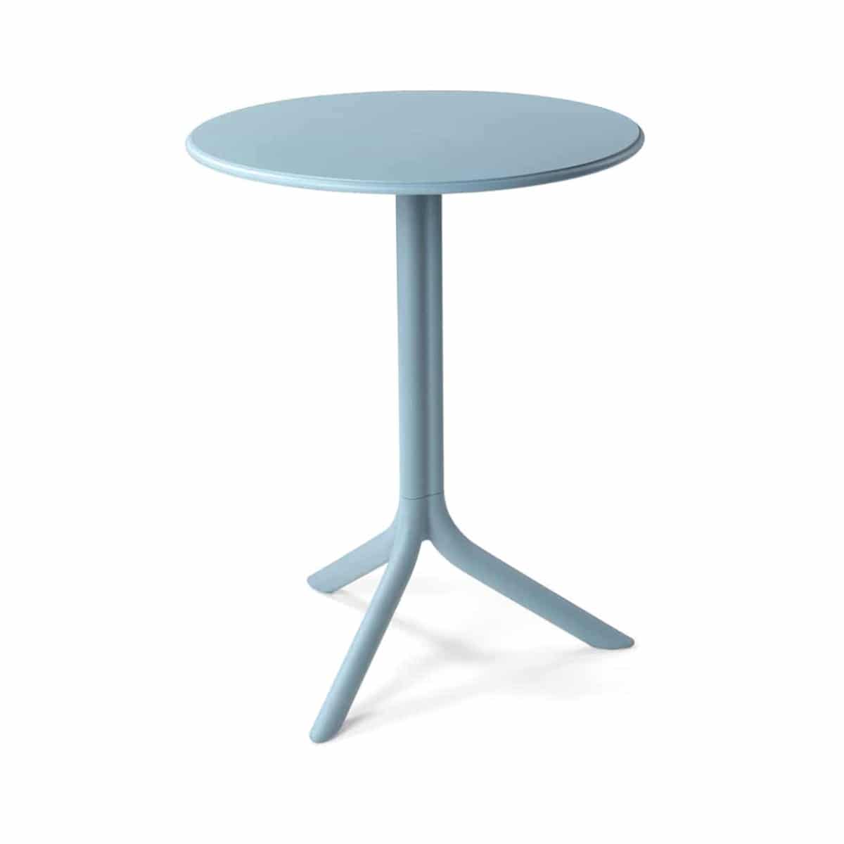 NARDI Spritz Adjustable Height Table, 24" Round, Celeste – Russell Hendrix