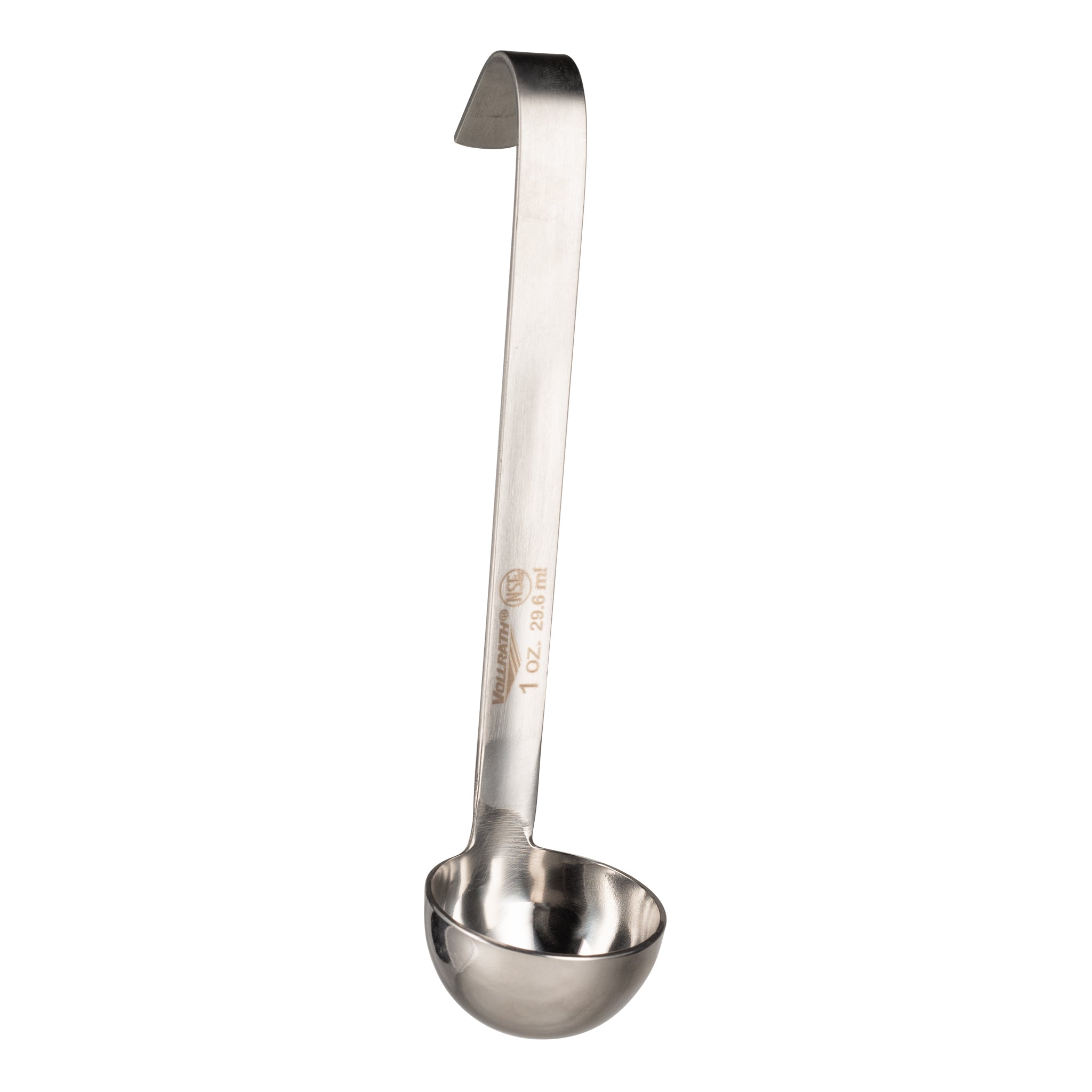 Vollrath One-Piece Heavy-Duty Ladle w/Short Handle, 1 oz, Stainless St ...