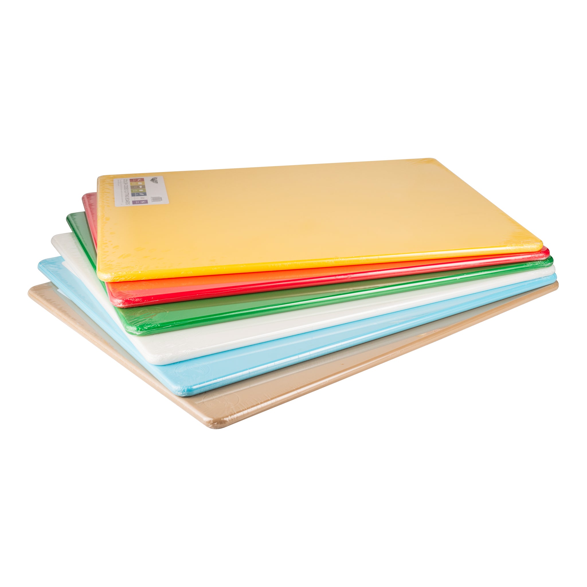 Vollrath 6 Piece Color-Coded Cutting Board Set, 24" x 18" – Russell Hendrix