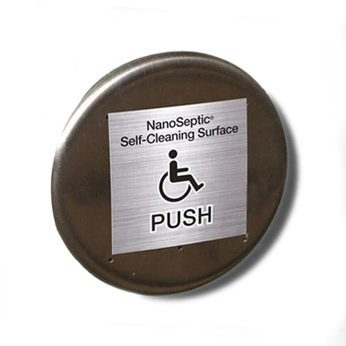 NanoSeptic ADA Auto Door Push Button Skin, 3.3" x 3.3" (25-pack), FINA ...