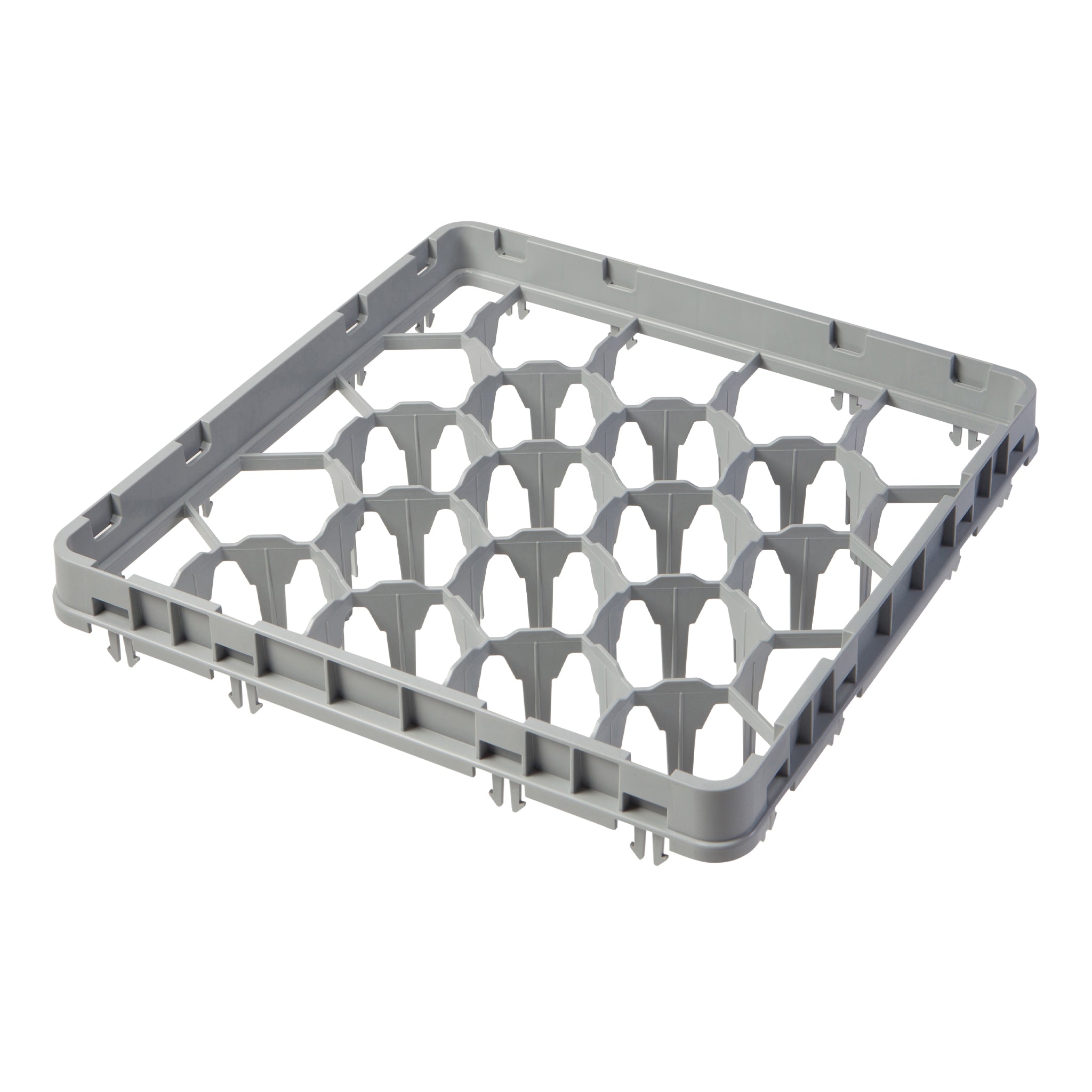 Cambro Camrack Full Drop Glass Rack Extender, 20 Compartment, Grey - 2 ...