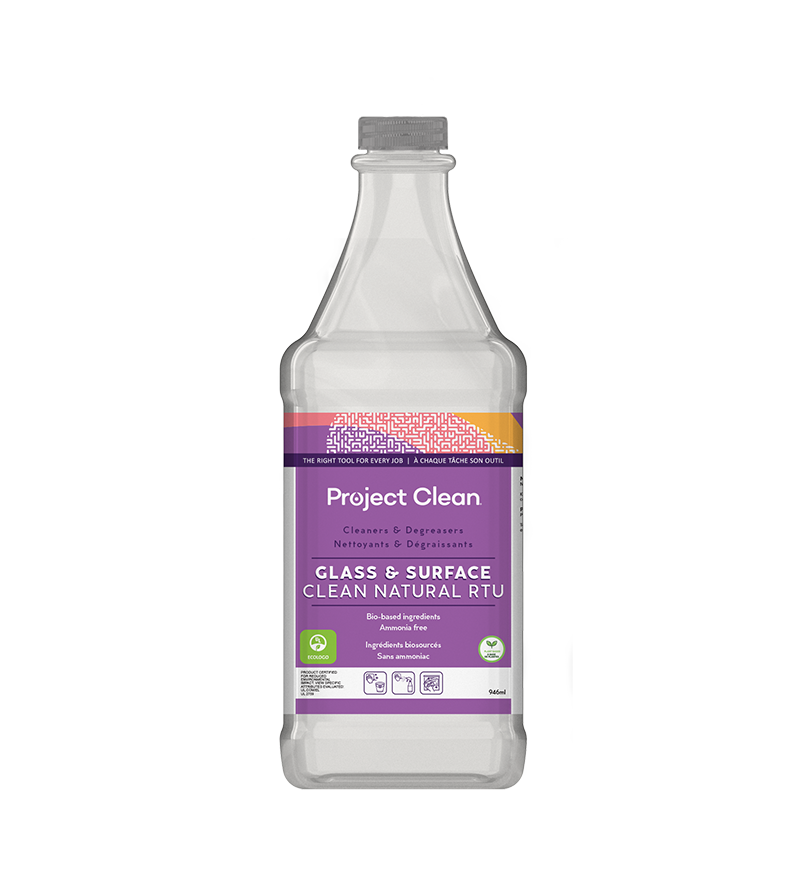 Project Clean Glass & Surface Cleaner RTU, 1 Qt (12-pack) - A1009333-1 ...