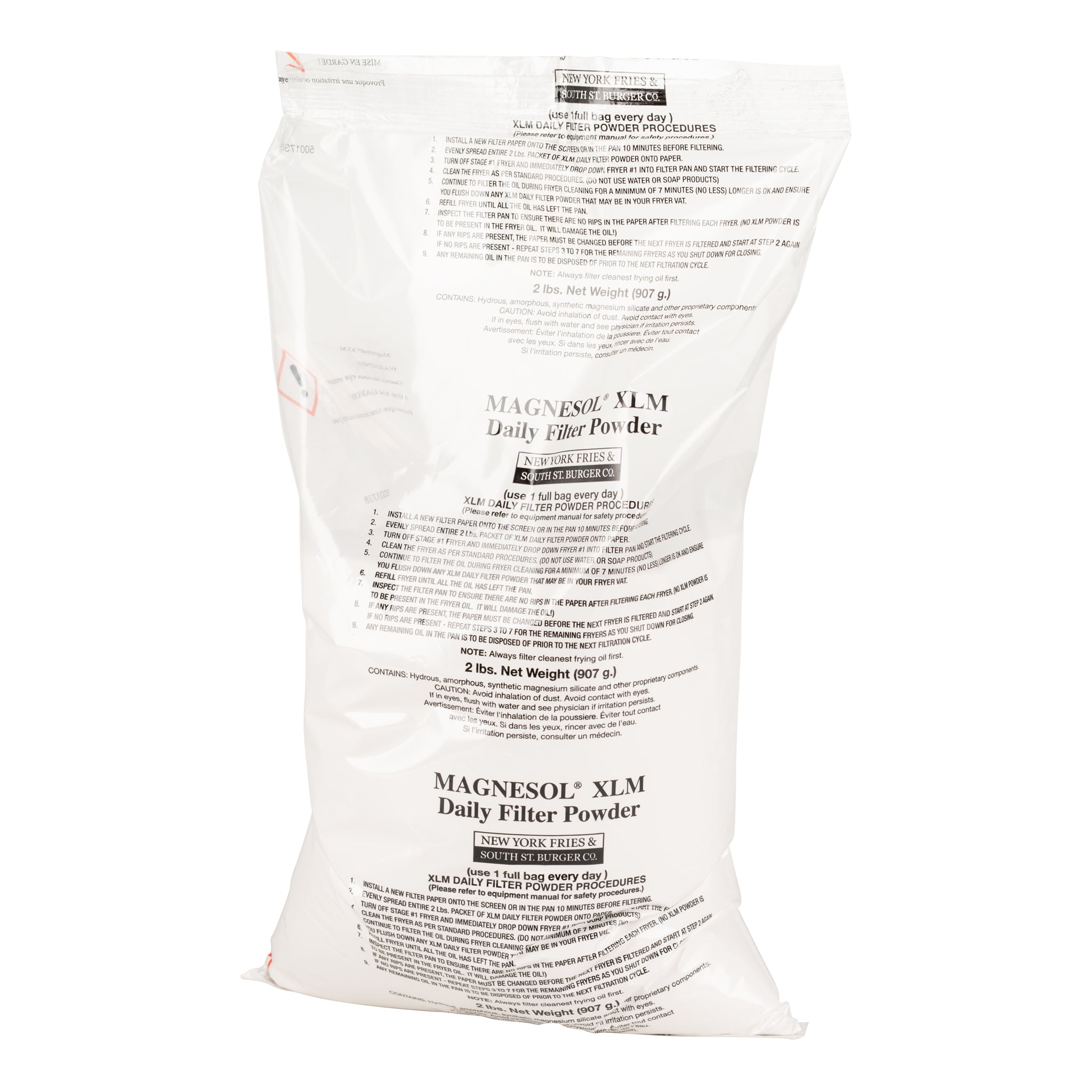 General Filtration Magnesol XLM Fryer Oil Filter Powder, 2 lb (15-pack ...