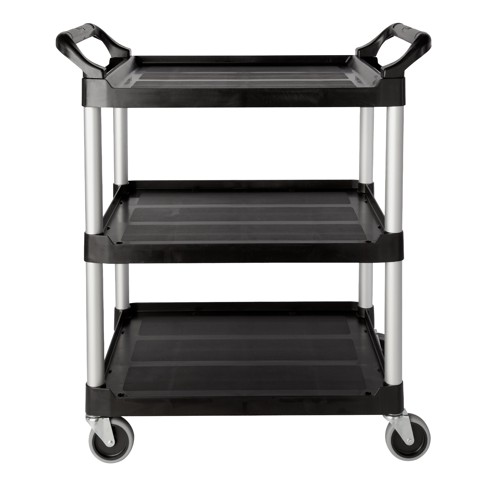 Rubbermaid 3 Shelf Utility Cart, 200lb, Black - FG342488BLA – Russell ...