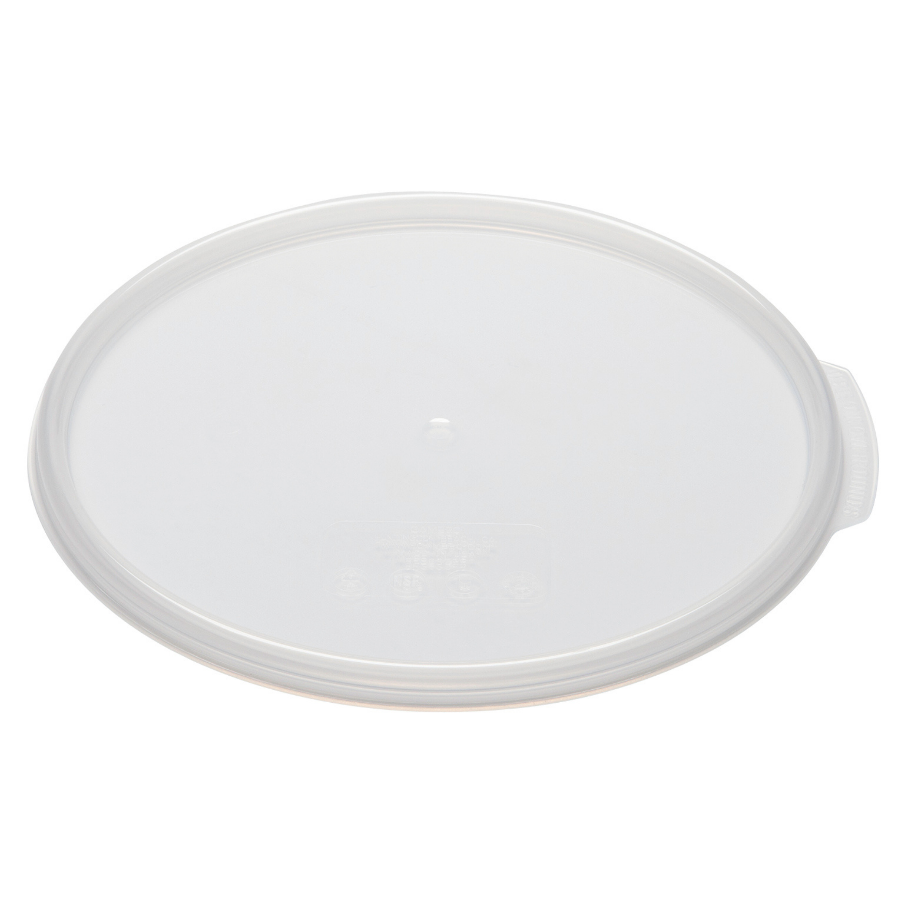 Cambro | Camwear Round Food Storage Container Seal Lid, 12-22 qt, Tran ...