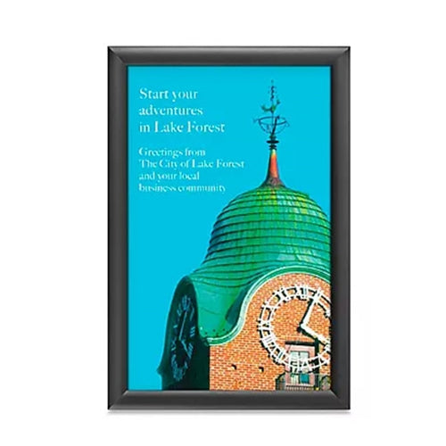 Uline | Snap Edge Frame Sign, 11" x 17", Clear/Black – Russell Hendrix