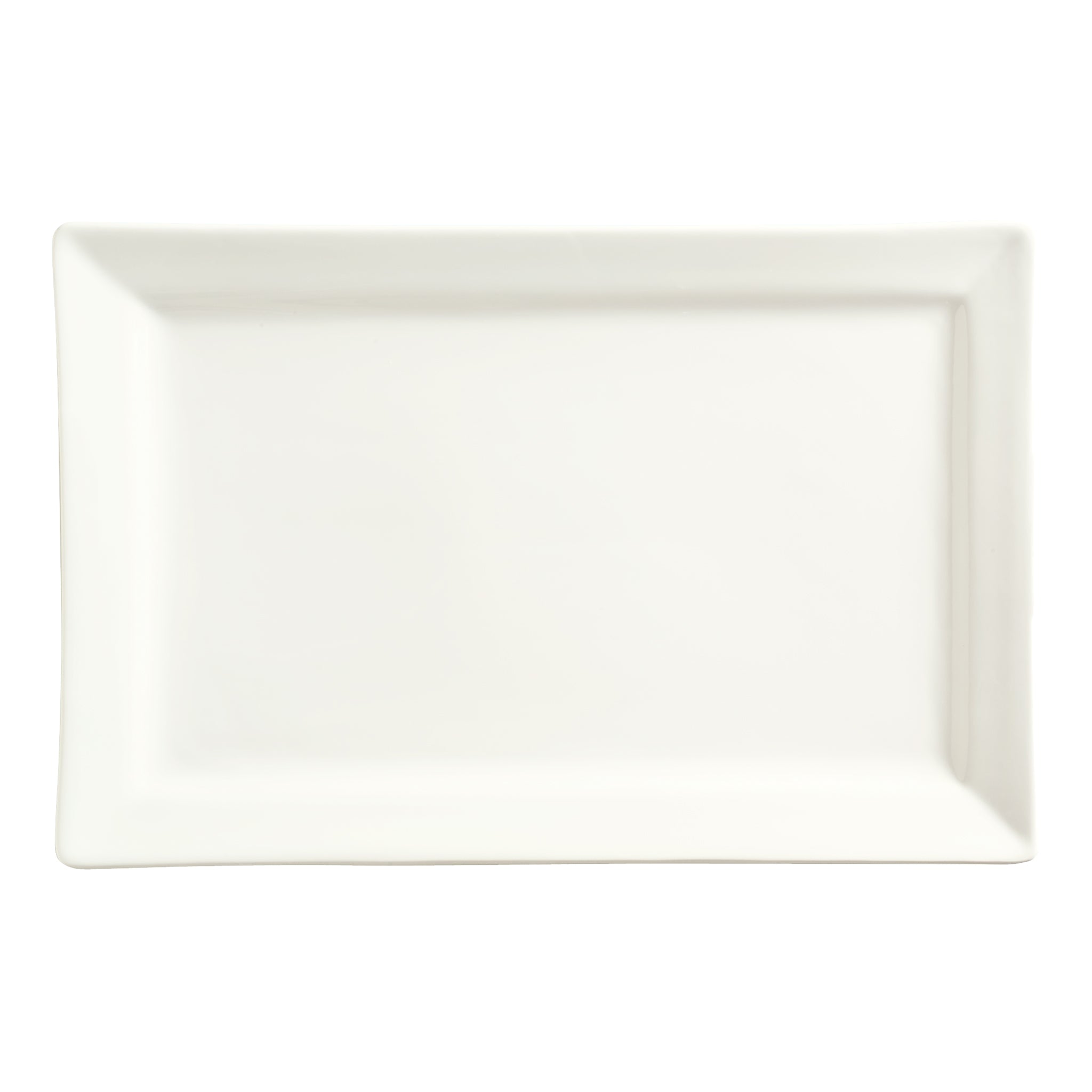 Libbey World Tableware Slate Rectangular Plate, 12" x 8", White (12-pa ...