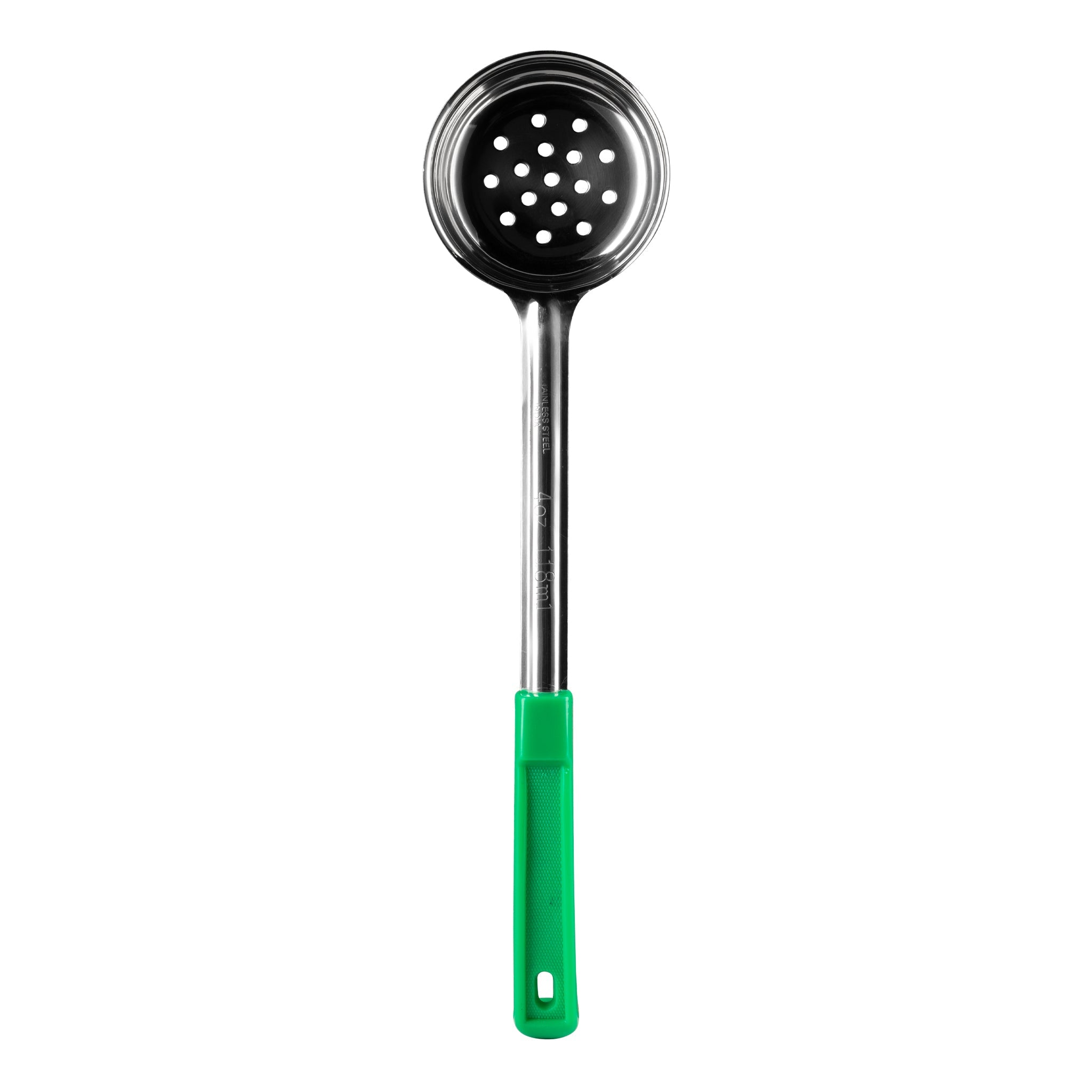 Browne | Perforated Spoodle, 4 oz, Stainless Steel, Plastic Handle ...