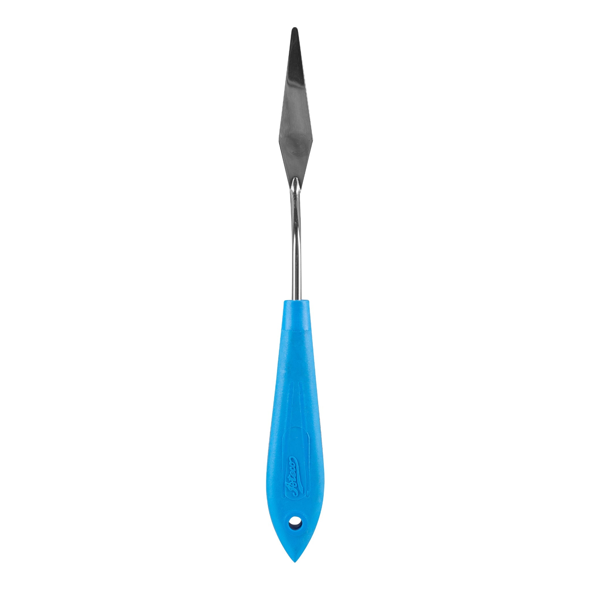 Ateco Diamond Shape Offset Spatula, 1.4" Blade, Blue Non-Slip Handle ...