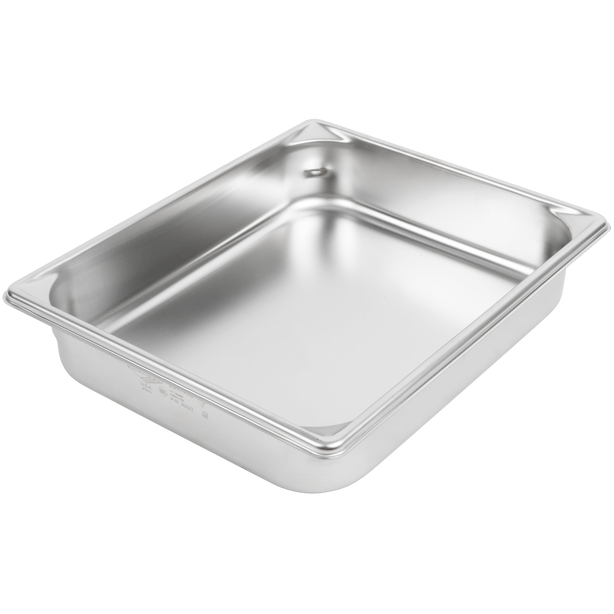 Vollrath Super Pan V Half Size Food Pan, 2.5" Deep, 22 Gauge Stainless ...