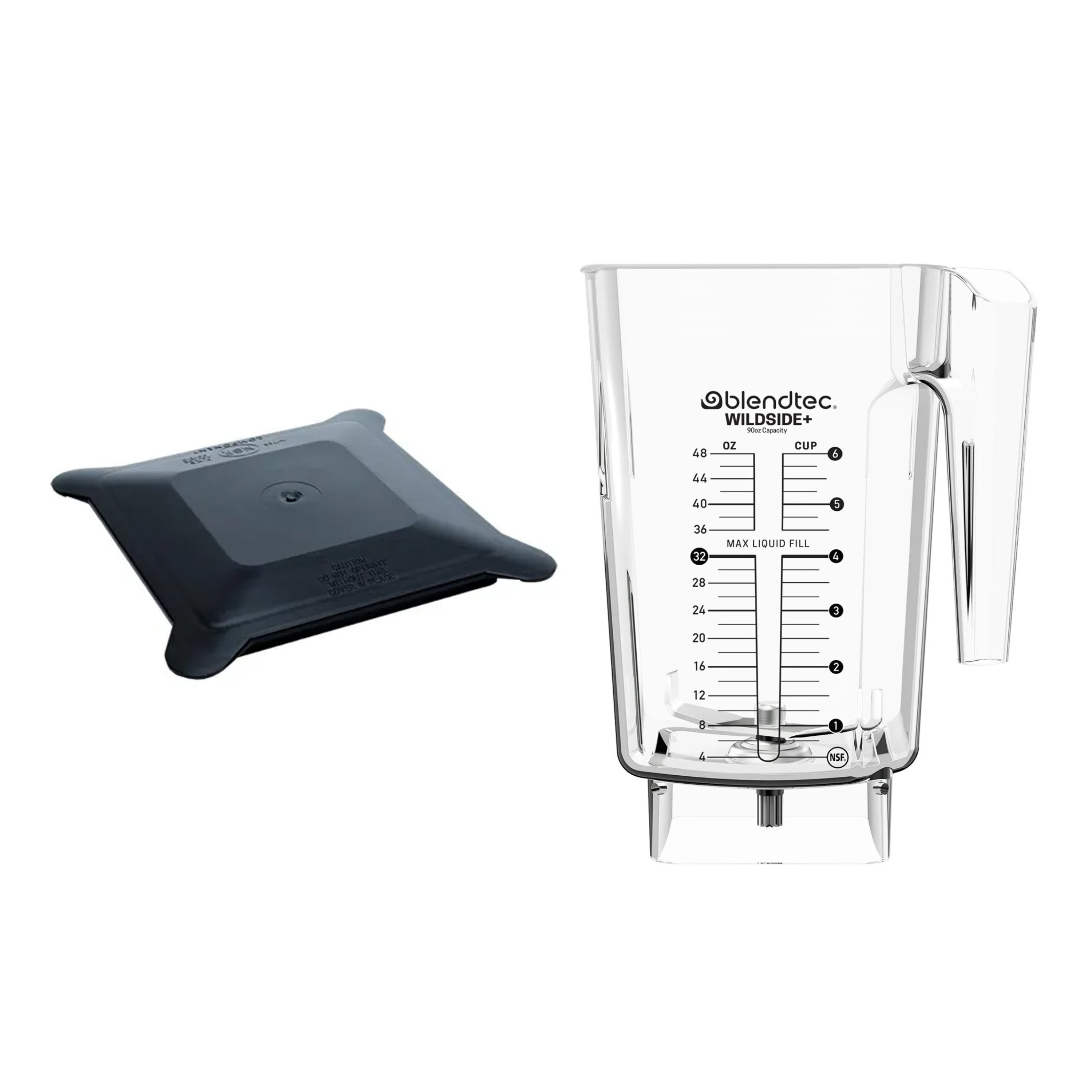 Blendtec Wildside+ Jar Kit with Hard Lid, Black – Russell Hendrix