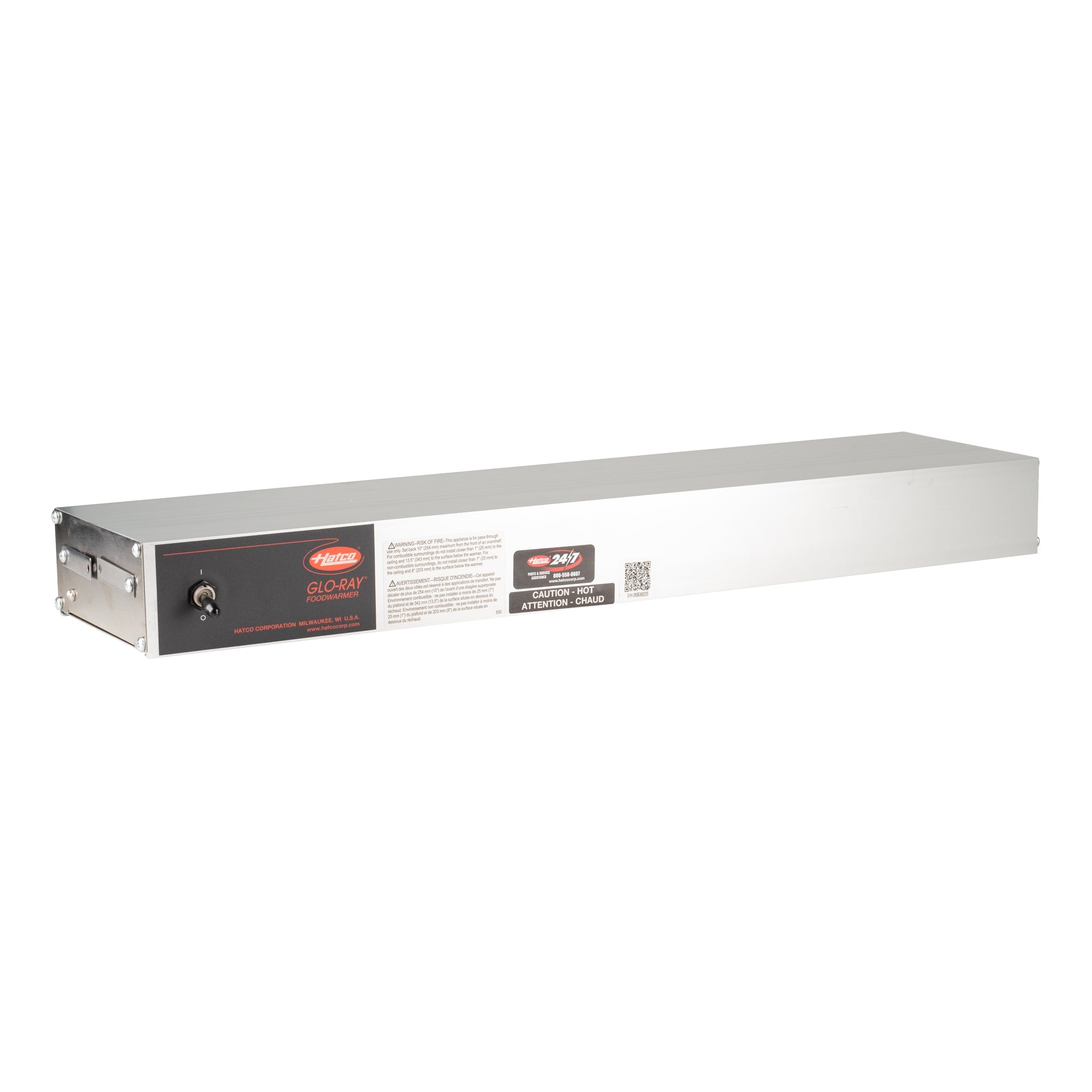 Hatco Glo-Ray Infrared Strip Heater, 24", 120V - GRAH-24-120 – Russell ...