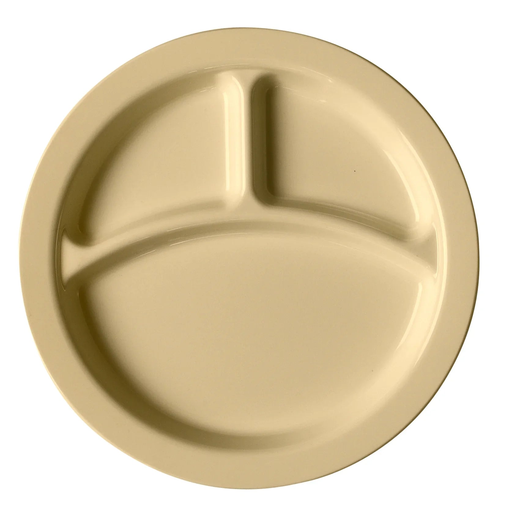 Cambro Camwear 3 Section Plate, Narrow Rim 9", Beige – Russell Hendrix