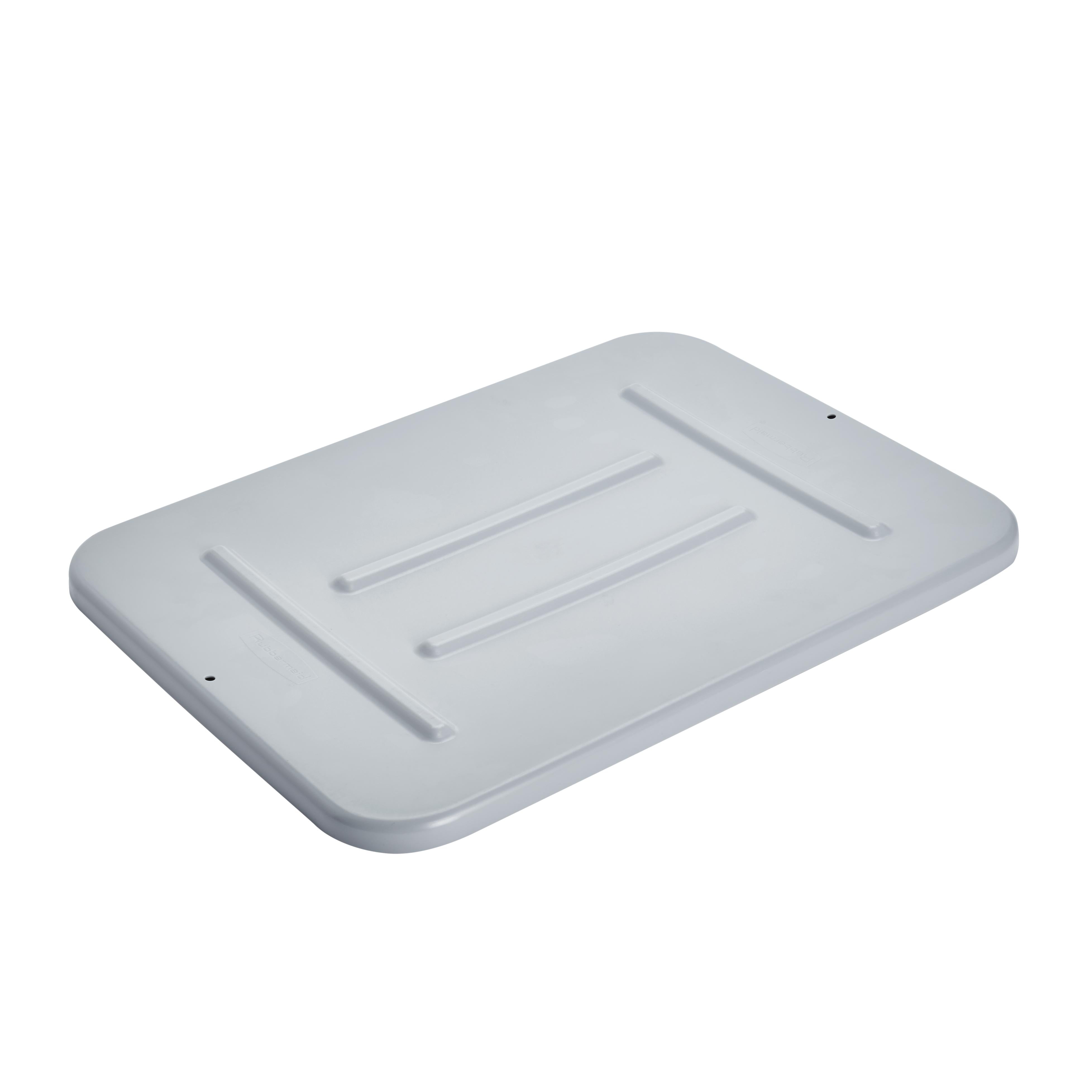 Rubbermaid Bus/Utility Box Lid, 20" x 15", Grey - FG364800GRAY ...