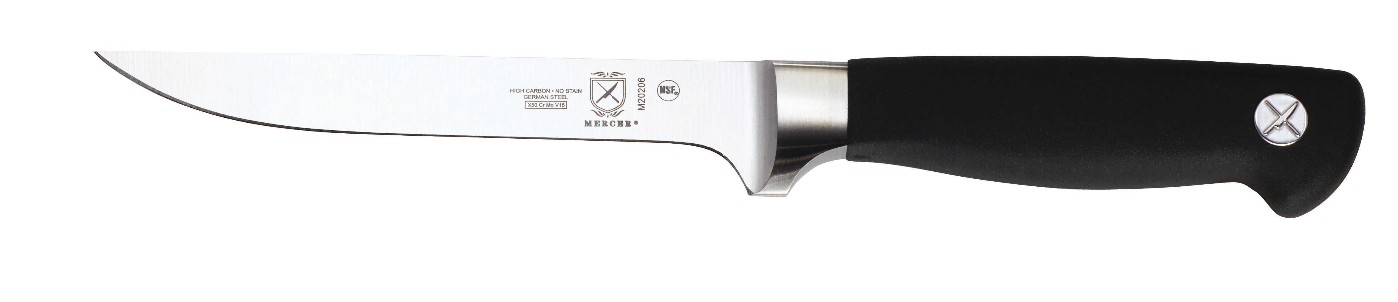 Mercer | Genesis Flexible Boning Knife, 6", Black – Russell Hendrix