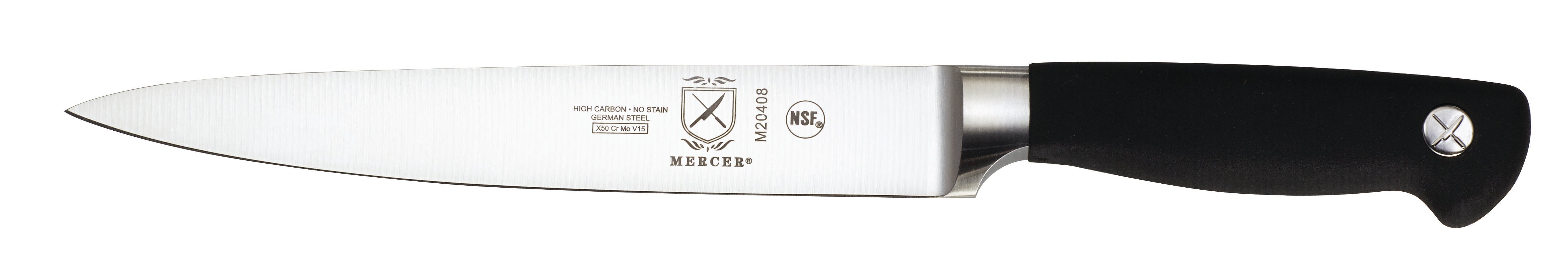 Mercer | Genesis Carving Knife, 8", Black – Russell Hendrix