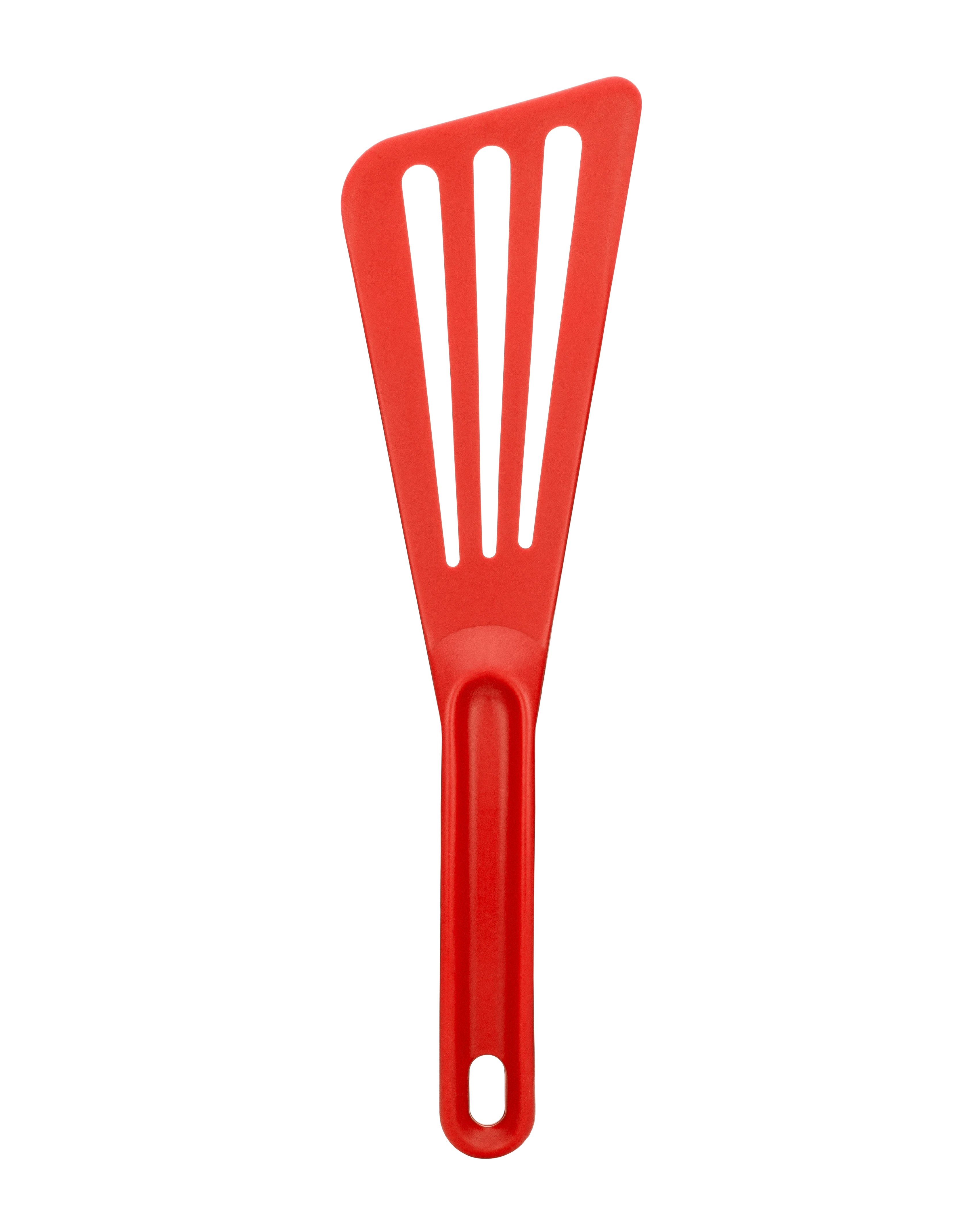 Matfer Bourgeat Exoglass High Temperature Pelton Spatula, Red - 112422 ...
