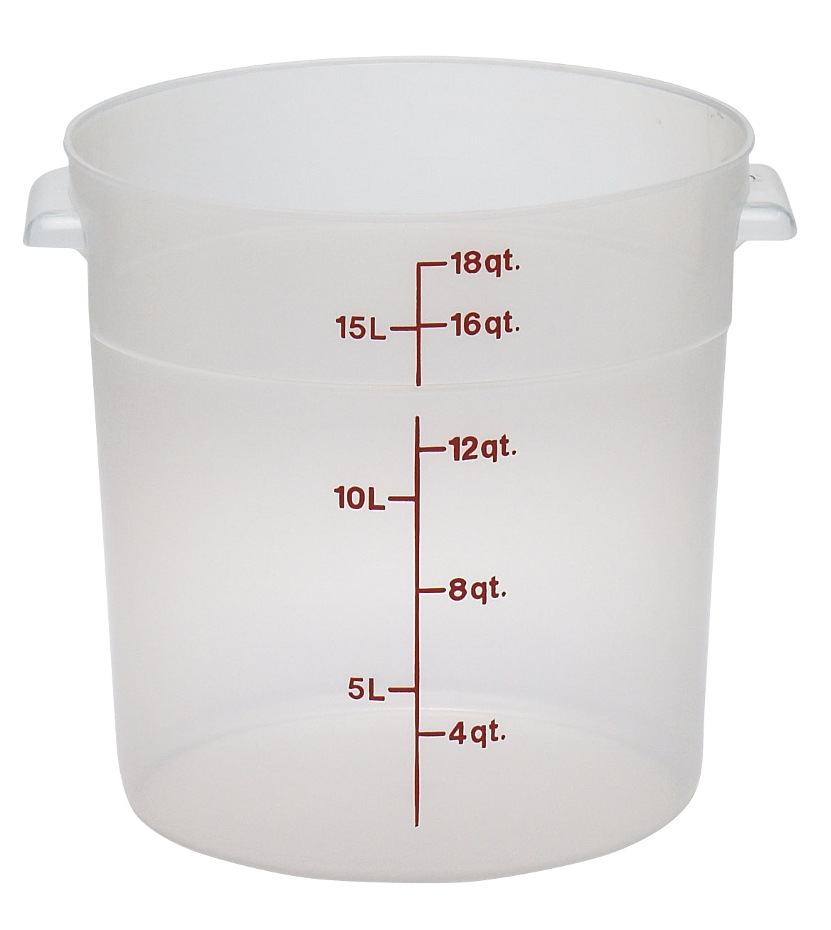 Cambro | Translucent Round Food Storage Container, 18 qt – Russell Hendrix
