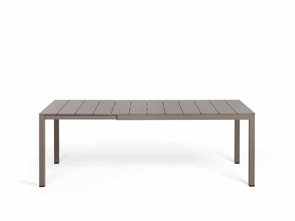 NARDI | Rio 140 Extendable Table - All Aluminum, Tortora – Russell Hendrix