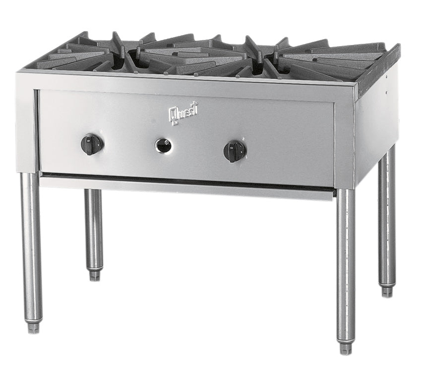 Quest Gas Stock Pot Cooktop, 2 Burners Wide, Natural Gas, FINAL SALE ...